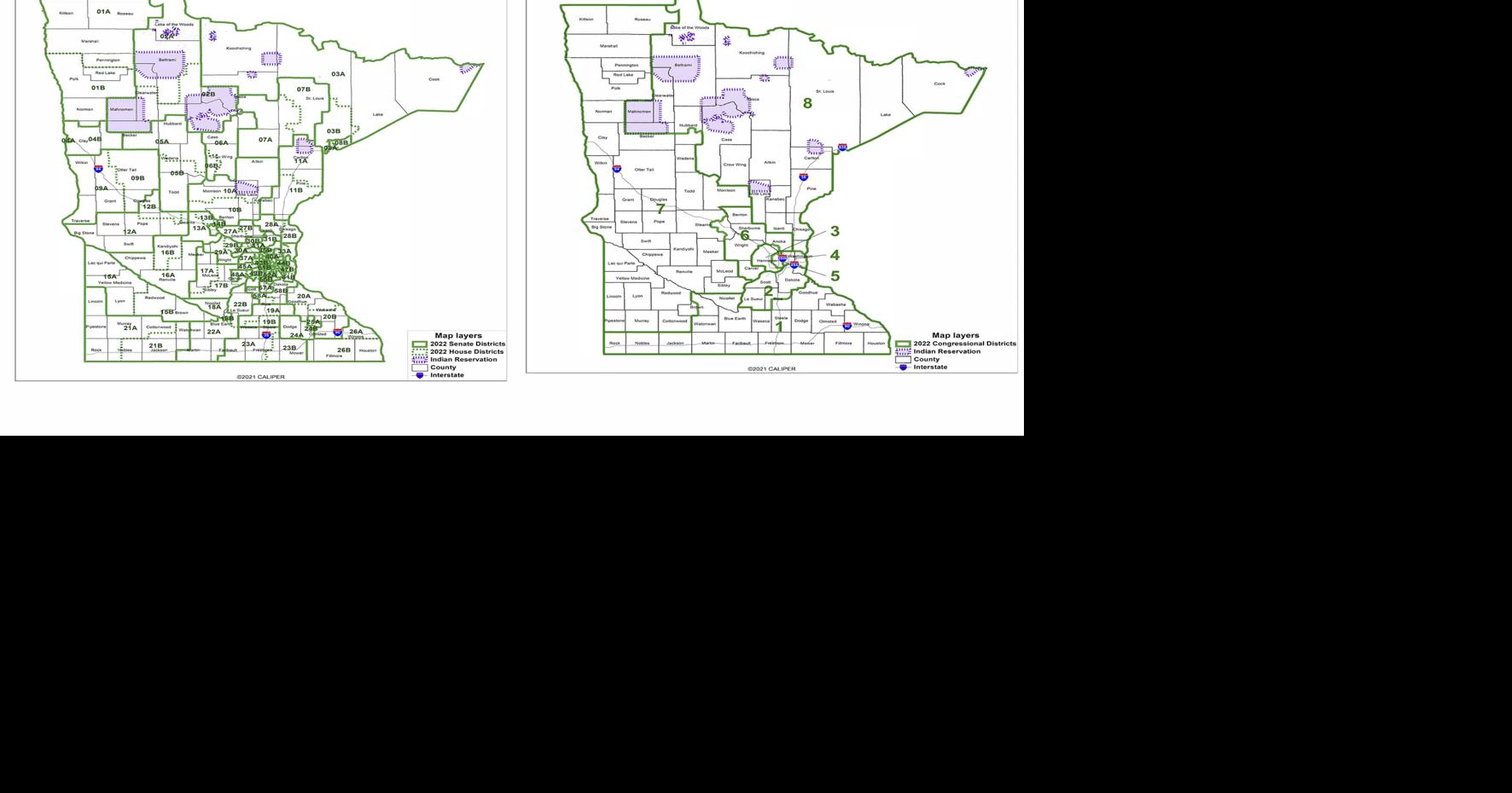 Redrawn legislative, congressional maps alter local districts | Local ...