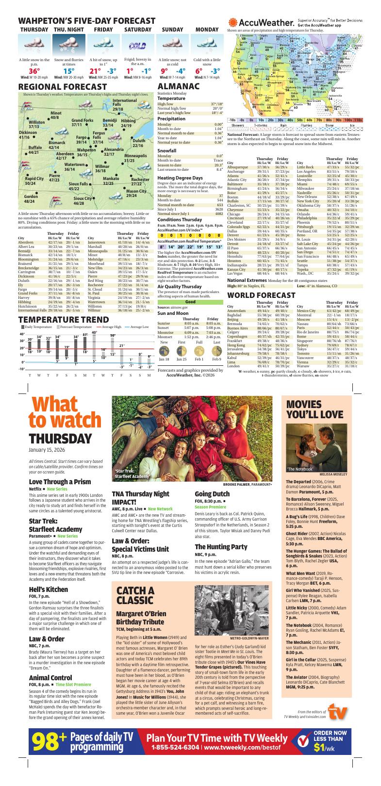 Page A5 | National Edition | wahpetondailynews.com