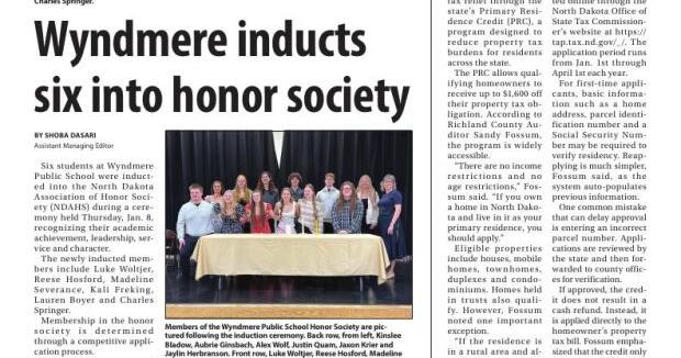 Page A1 | News-Monitor | wahpetondailynews.com