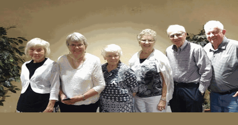 Pictured here are Trudy Forsberg, Jane Greer, Janice Bly Corrick, La ...