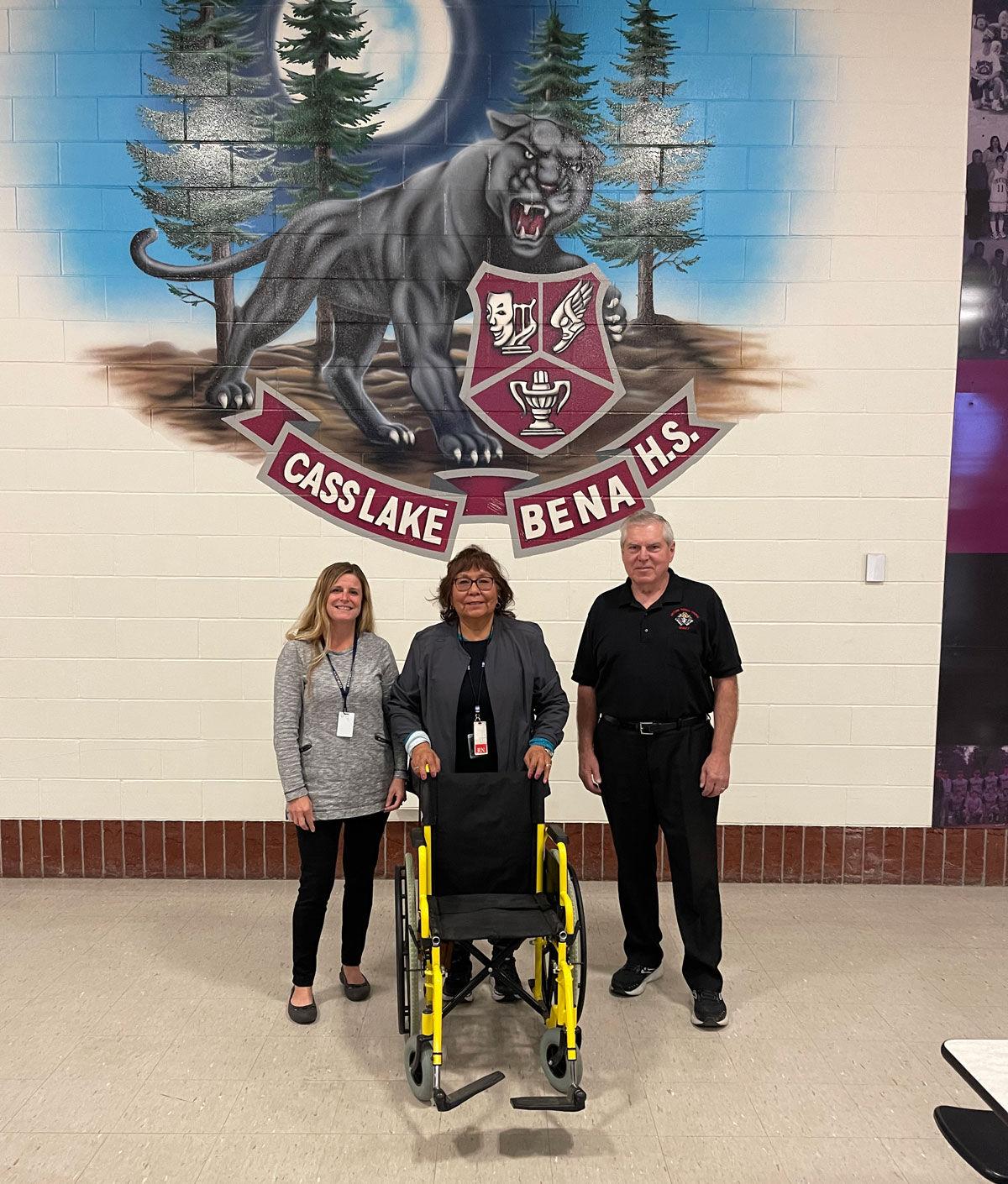 Knights of Columbus donates wheelchair to Cass Lake-Bena High School ...