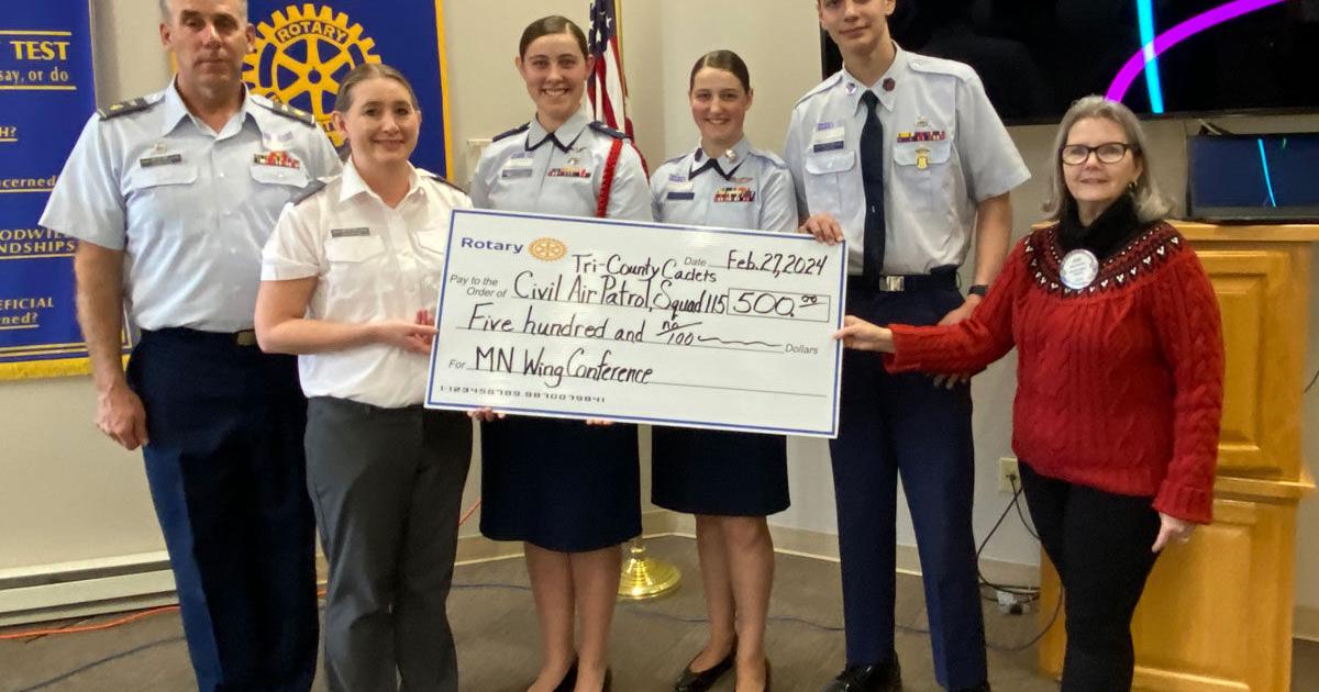 Walker Rotary gives $500 to local Civil Air Patrol chapter | News ...