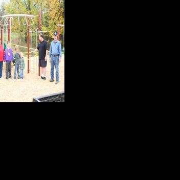 Laporte playground now open; covered shelter construction starts this ...