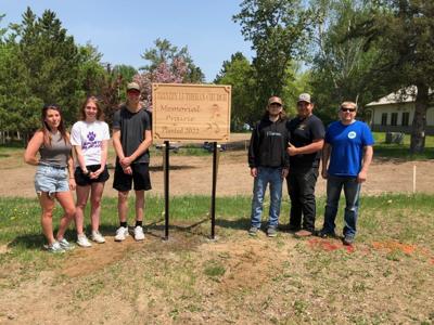 Prairie sign installed by Laporte High School Manufacturing Class ...