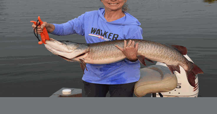 Muskie lands her in Muskie Magazine. | Outdoors | walkermn.com