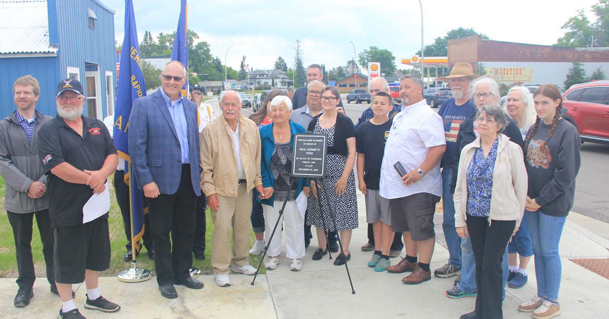 Akeley Post Office renamed after favorite son Neal Kenneth Todd — Navy ...
