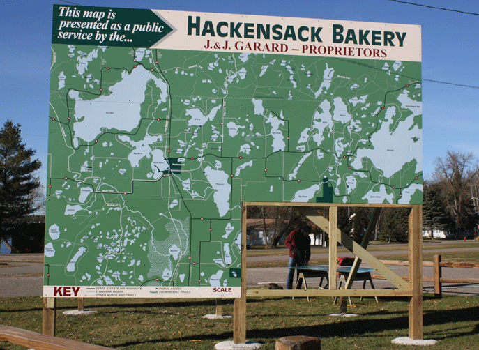 New Hackensack lakes map goes up | News | walkermn.com
