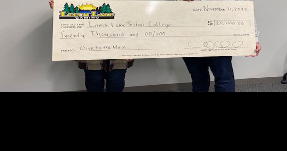 Give to the Max Day receives $20,000 donation from Leech Lake Gaming ...