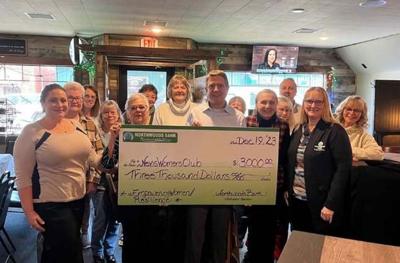Northwoods Bank gift to Nevis Women's Club | News | walkermn.com