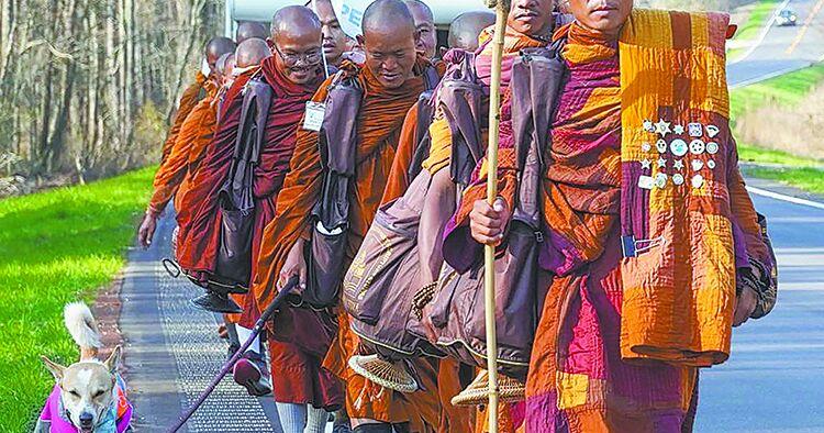 Marching monks hit Walton | News | waltontribune.com