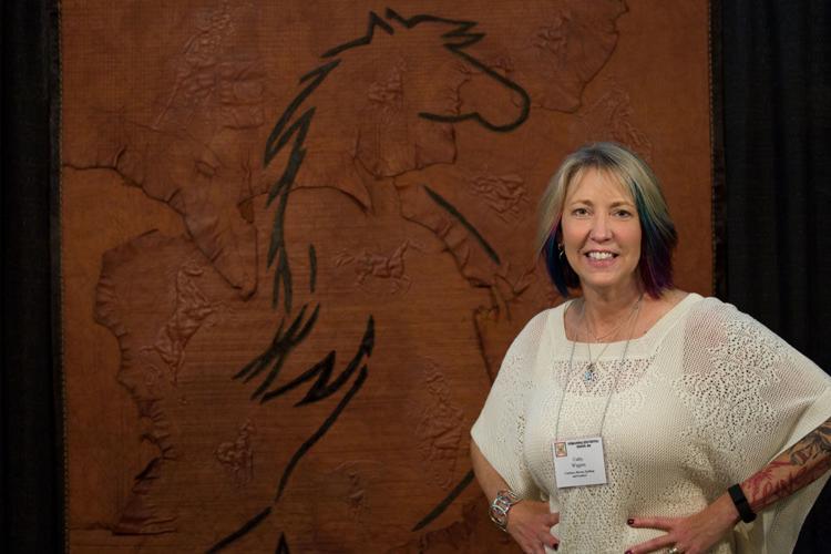 Cathy Wiggins Quilted Leather | | warrenrecord.com