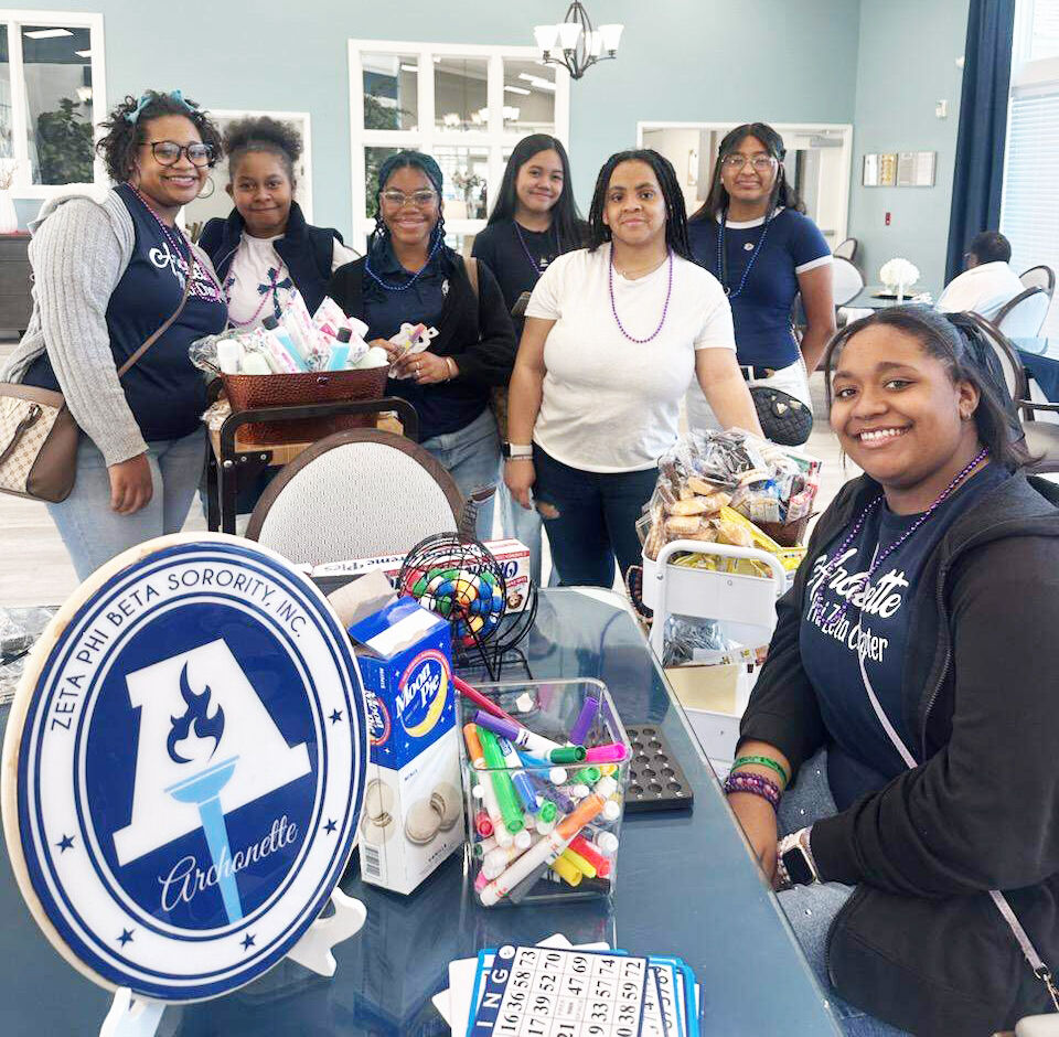 Phi Zeta Archonettes bring Mardi Gras joy to local Seniors with Bingo ...