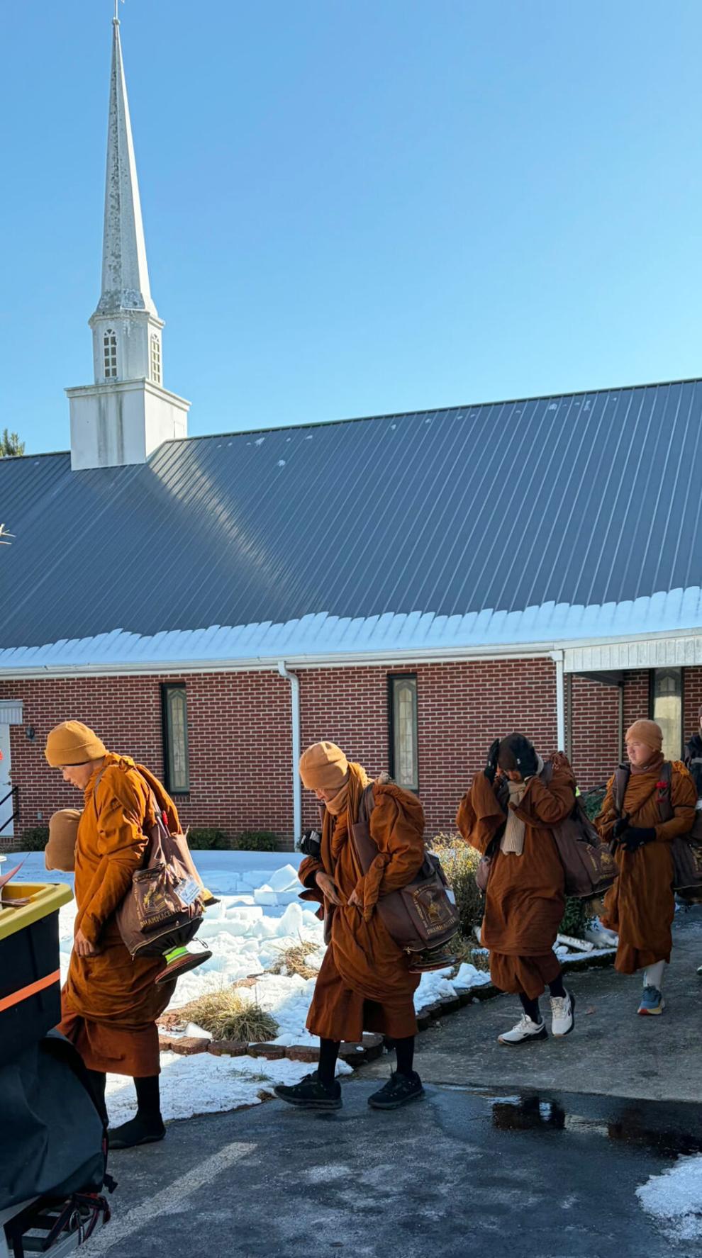 Christian response: Why we offer hospitality to the monks walking for ...