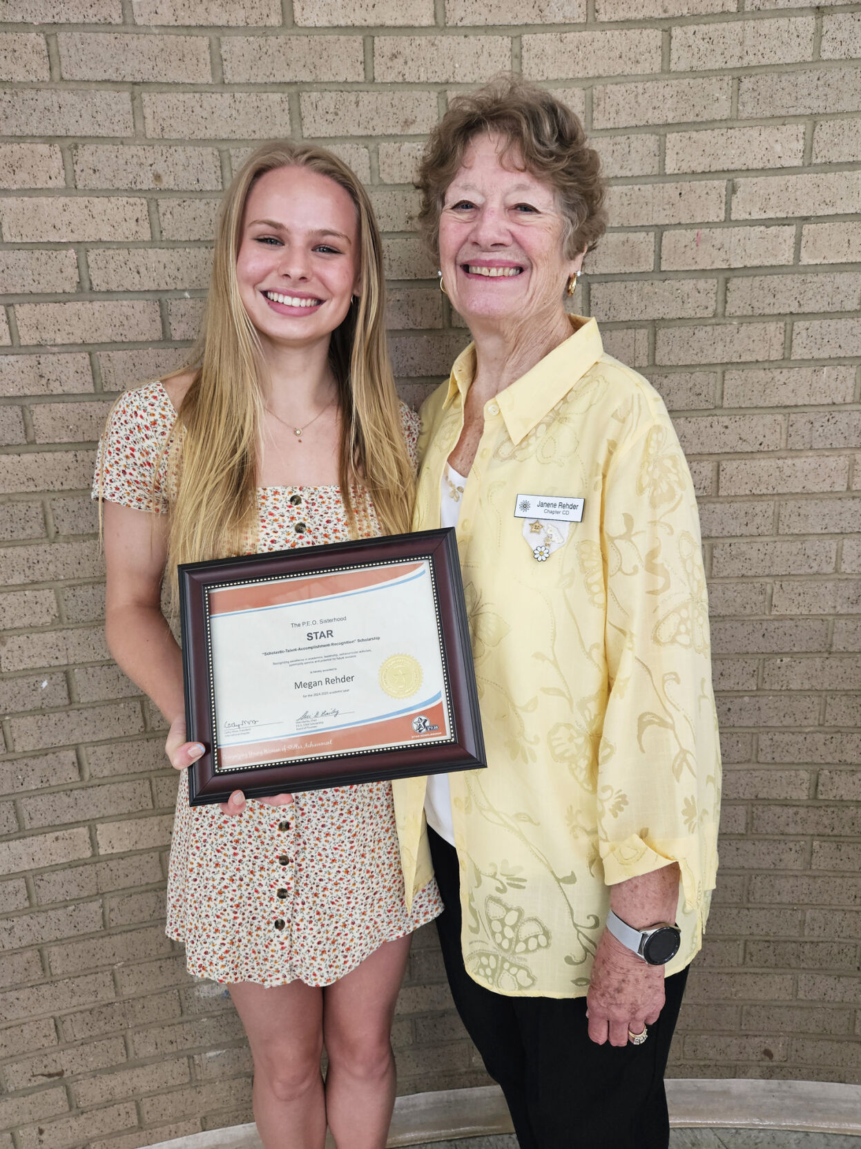 Student with strong local ties receives prestigious P.E.O. STAR ...