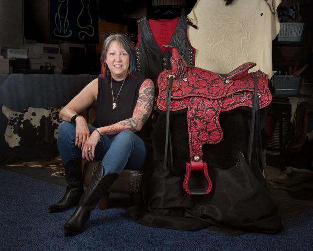 Cathy Wiggins Quilted Leather | | warrenrecord.com