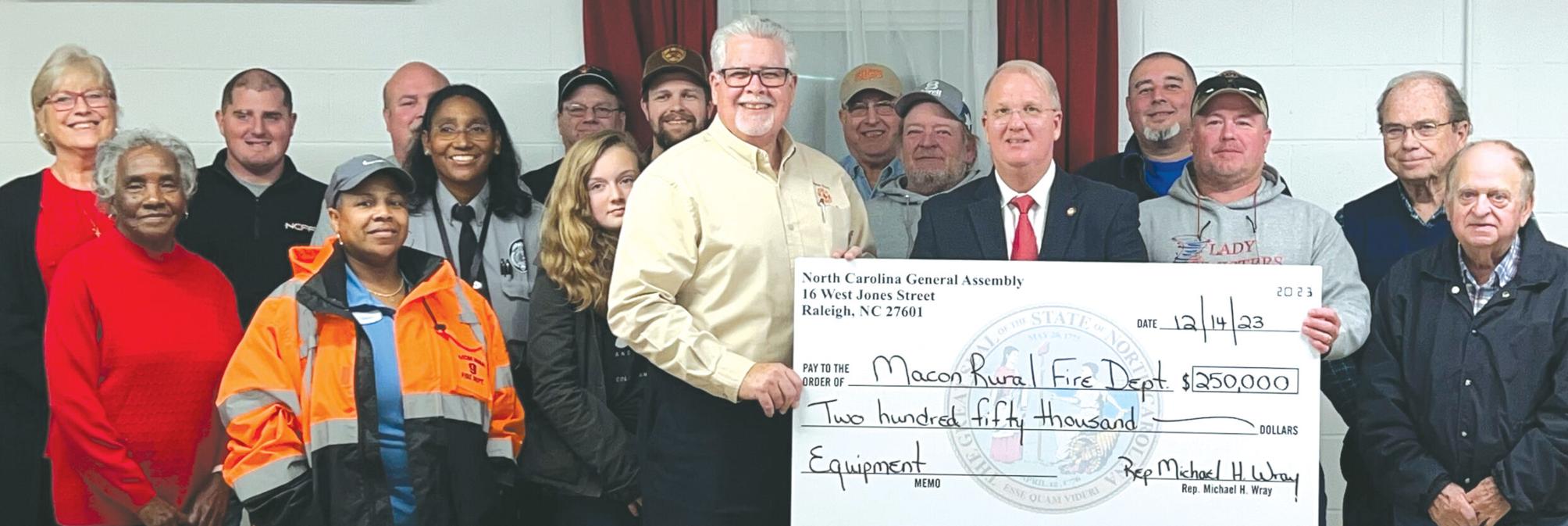 Macon Rural VFD receives state funding | News | warrenrecord.com