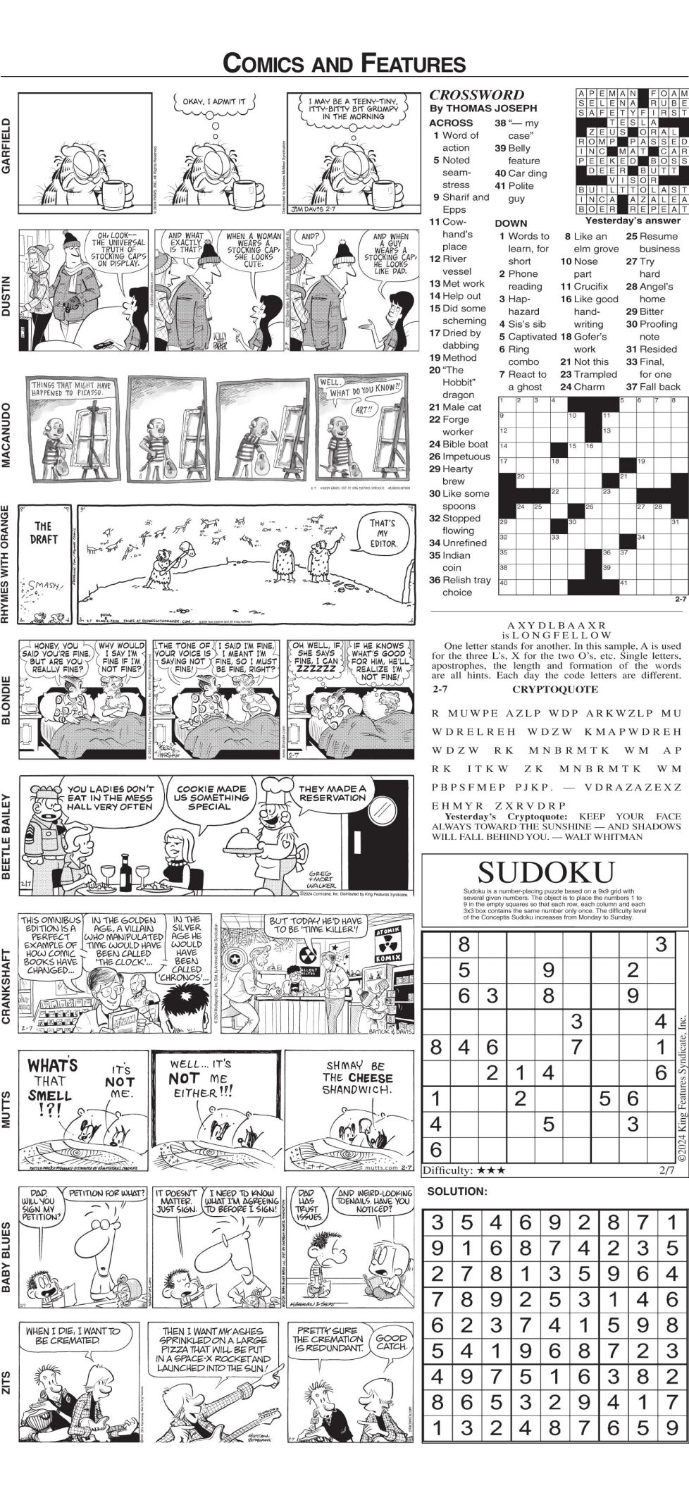 Comics Wed 2-7-24 | Comics | washtimesherald.com