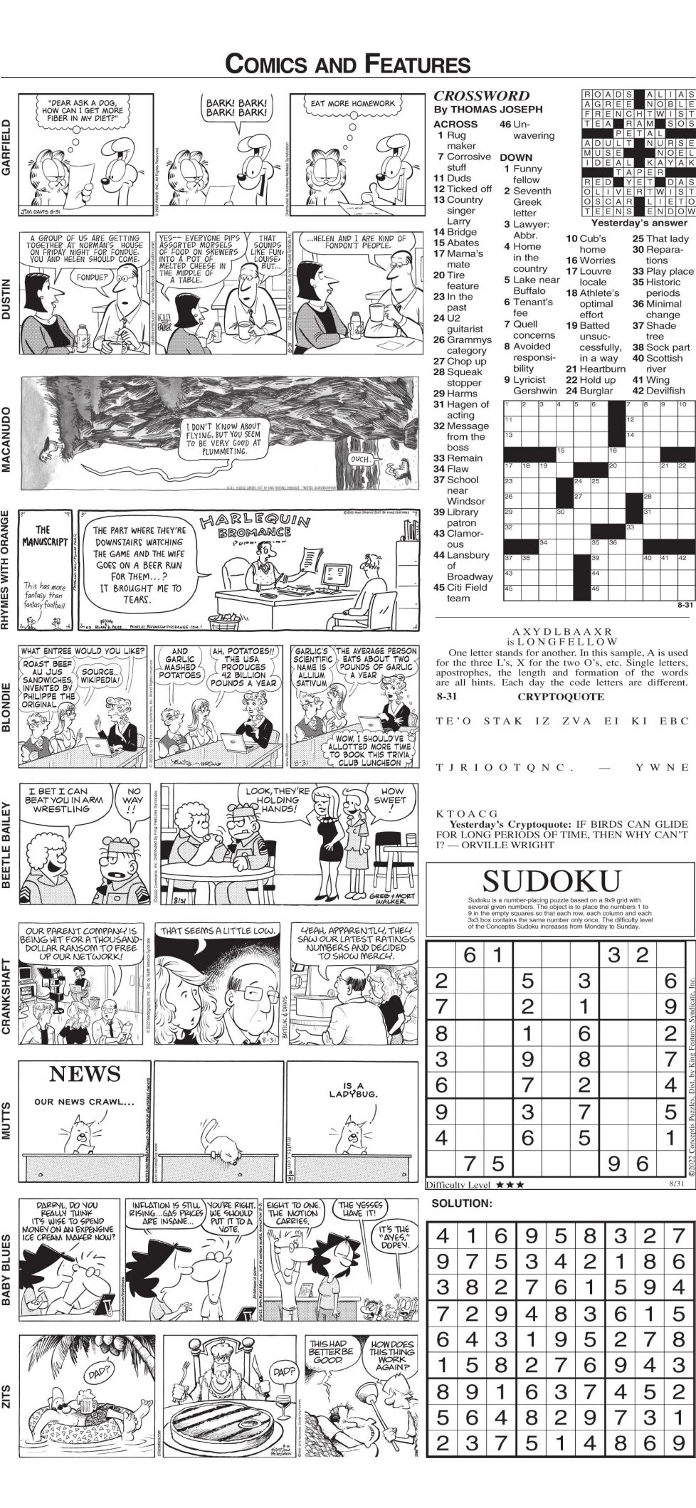 Comics Wed 8-31-22 | Comics | washtimesherald.com