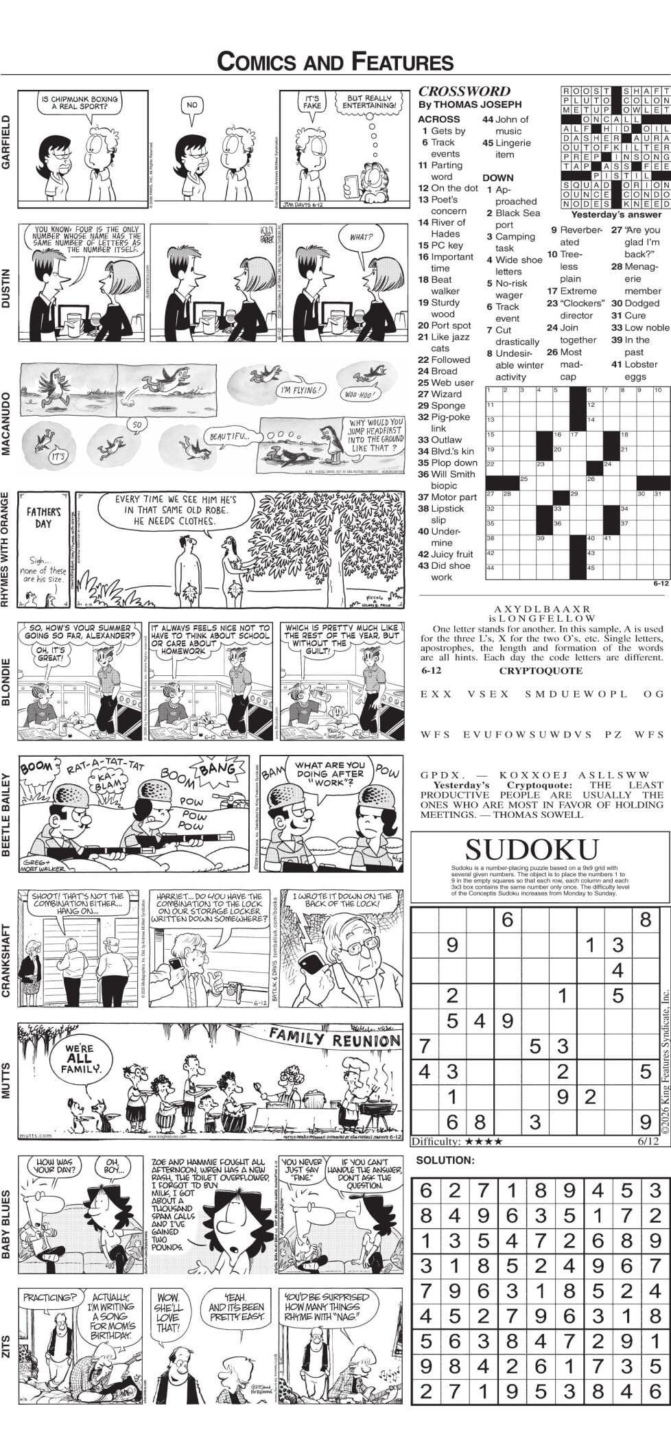 June 12 | Comics | washtimesherald.com
