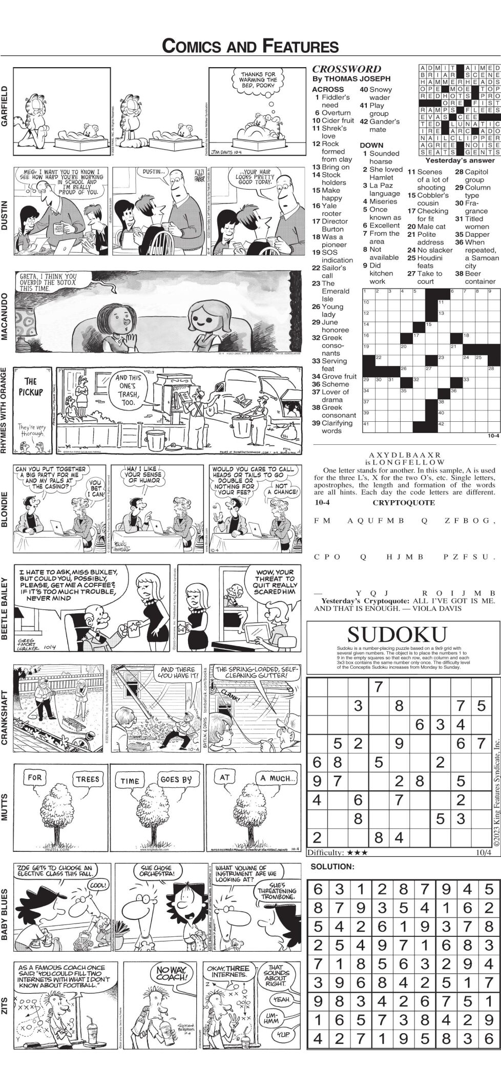 Comics Wed 10-4-23 | Comics | washtimesherald.com