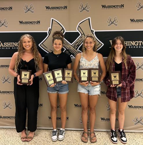 Lady Hatchet track award winners | Local Sports | washtimesherald.com