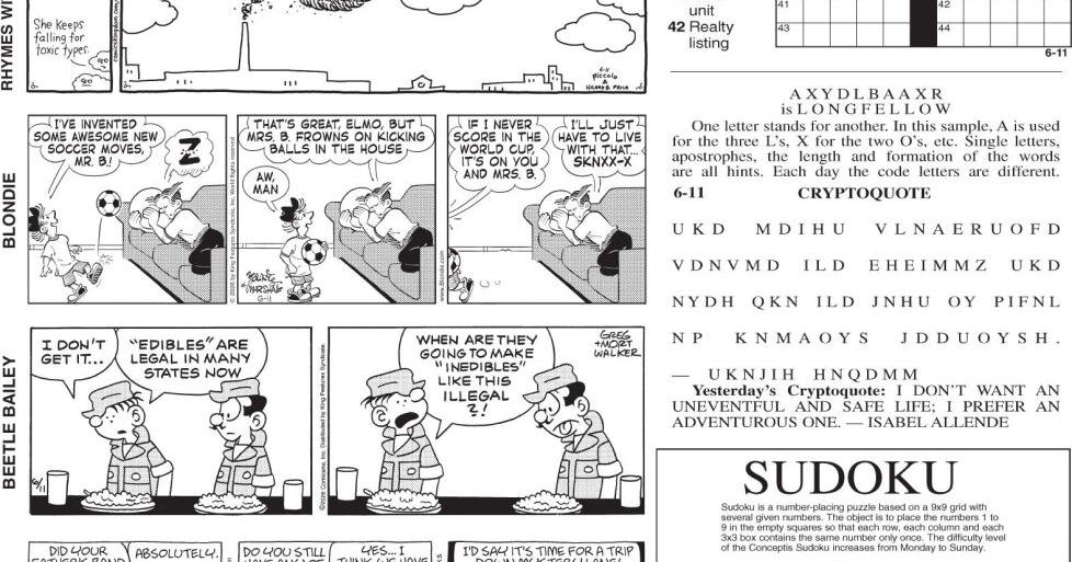 June 11 | Comics | washtimesherald.com