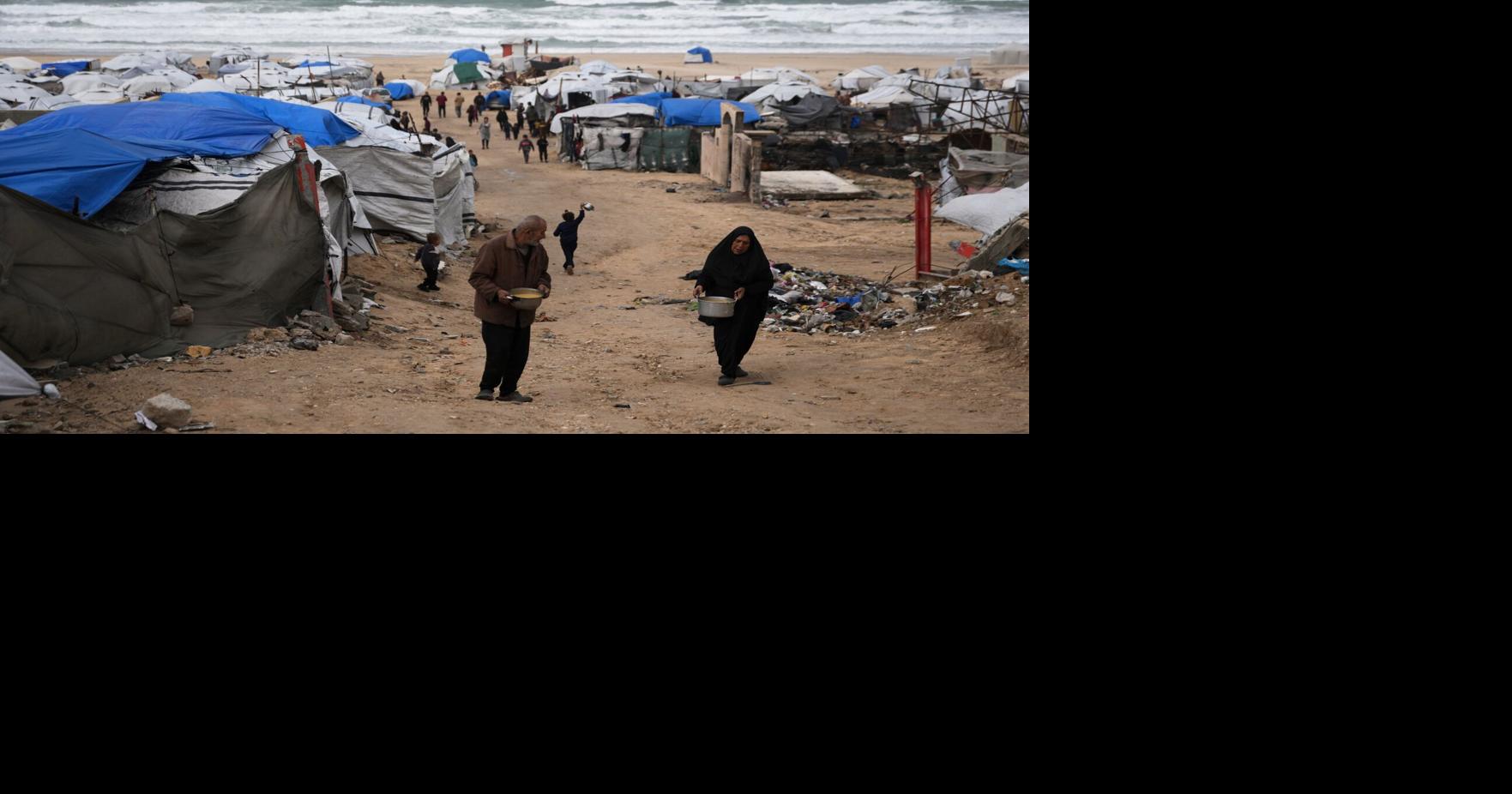 Winter rain floods Gaza camps as Netanyahu heads for US meeting ...