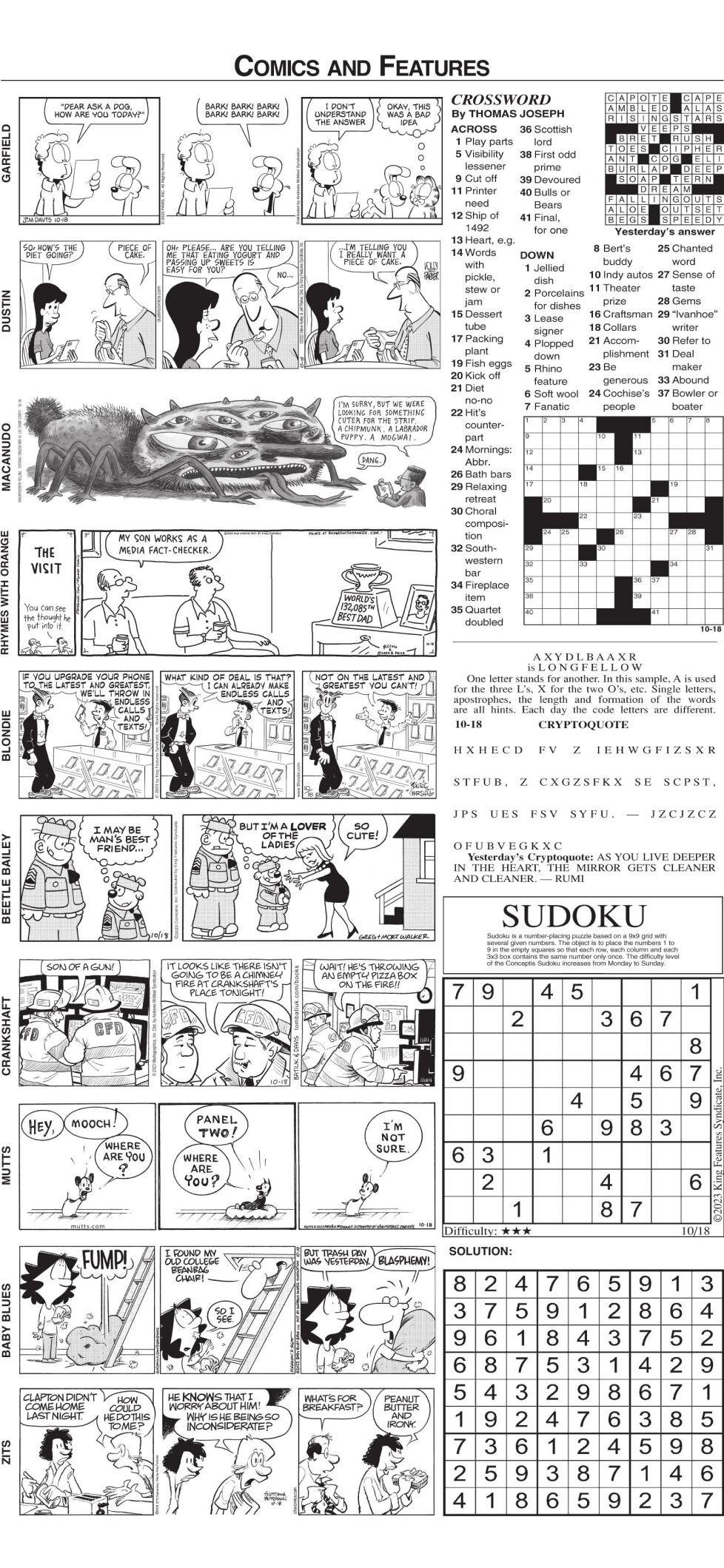 Comics Wed 10-18-23 | Comics | washtimesherald.com