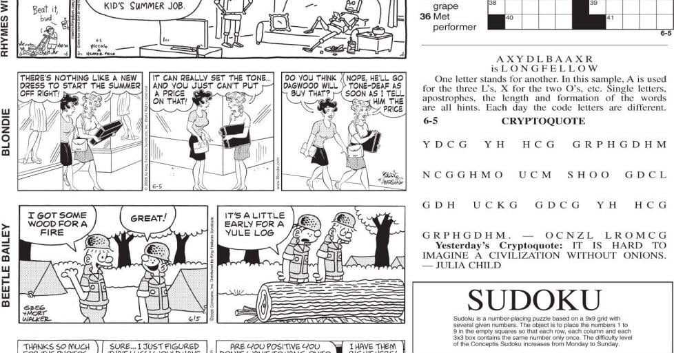 June 5 | Comics | washtimesherald.com