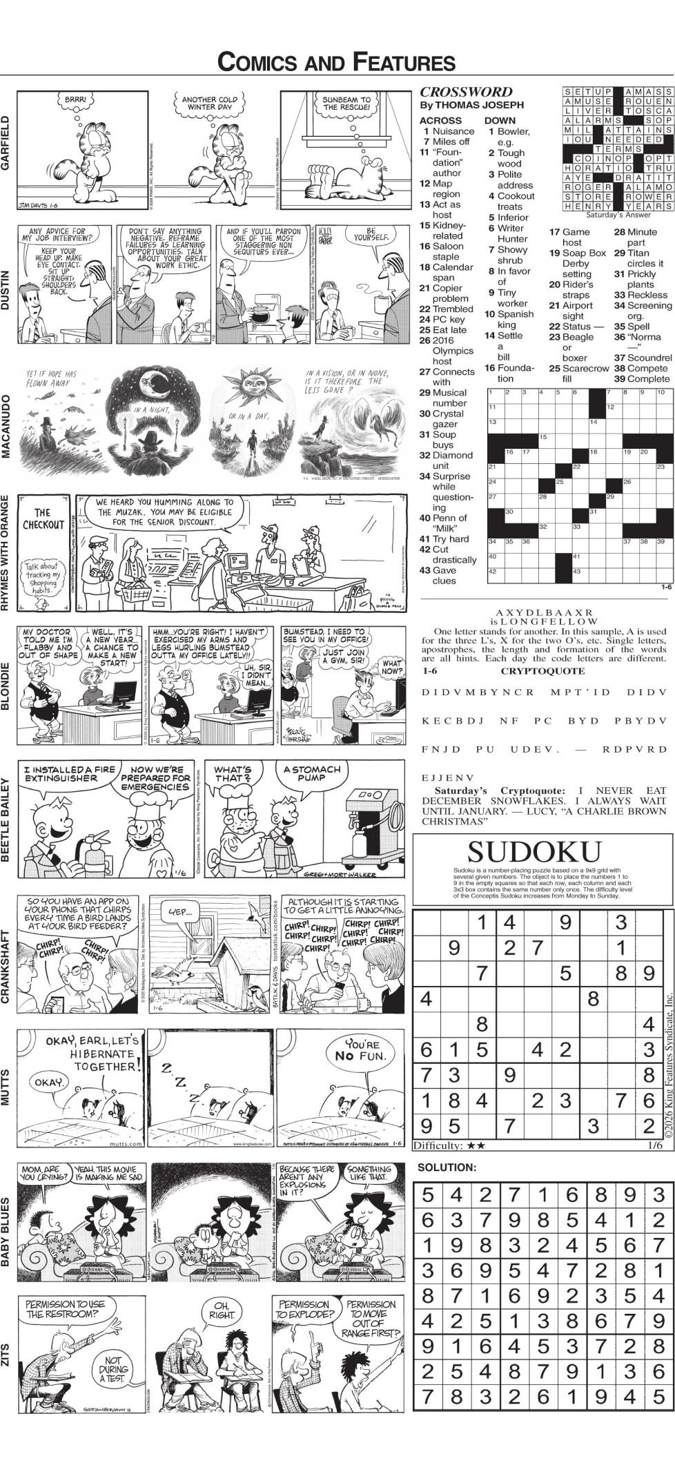 Jan. 6 | Comics | washtimesherald.com