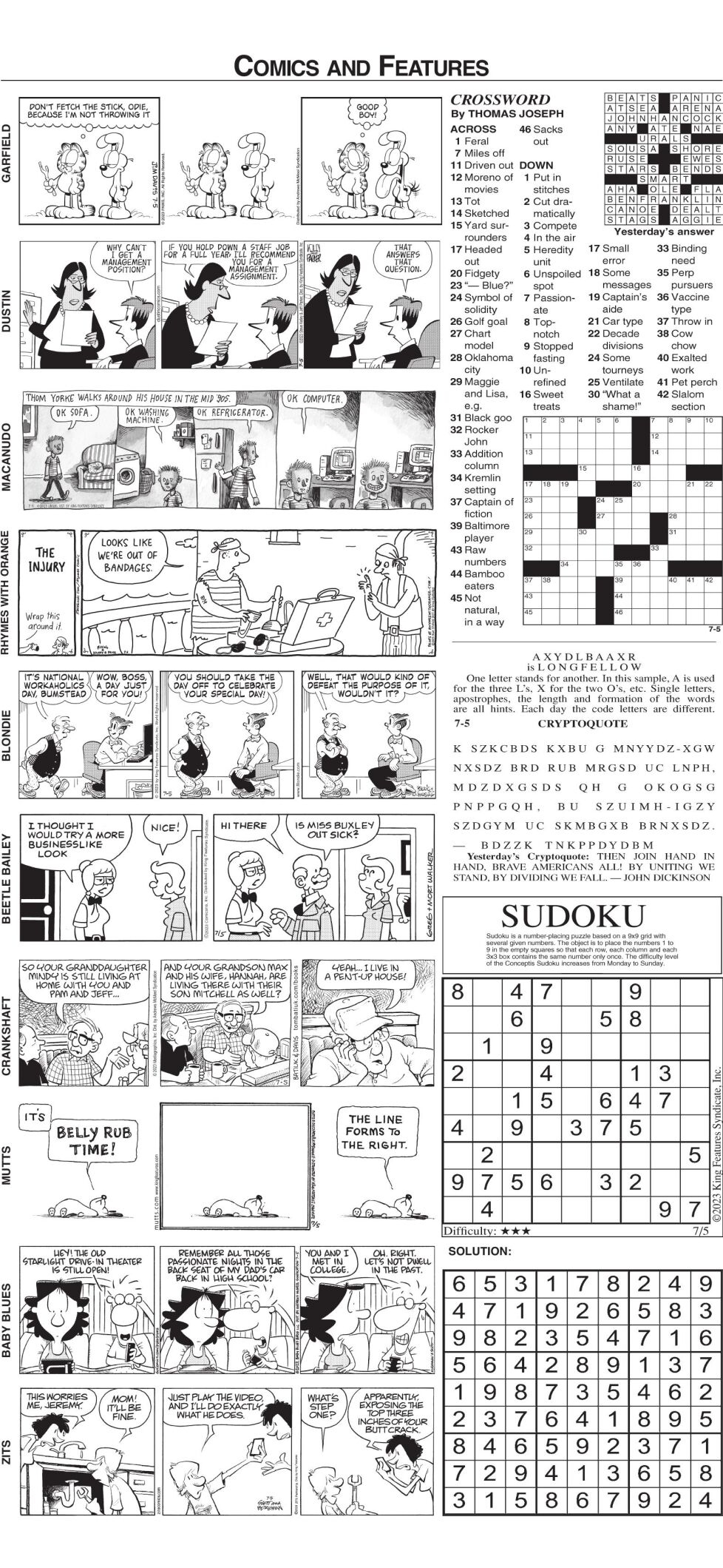 Comics Wed 7-5-23 | Comics | washtimesherald.com