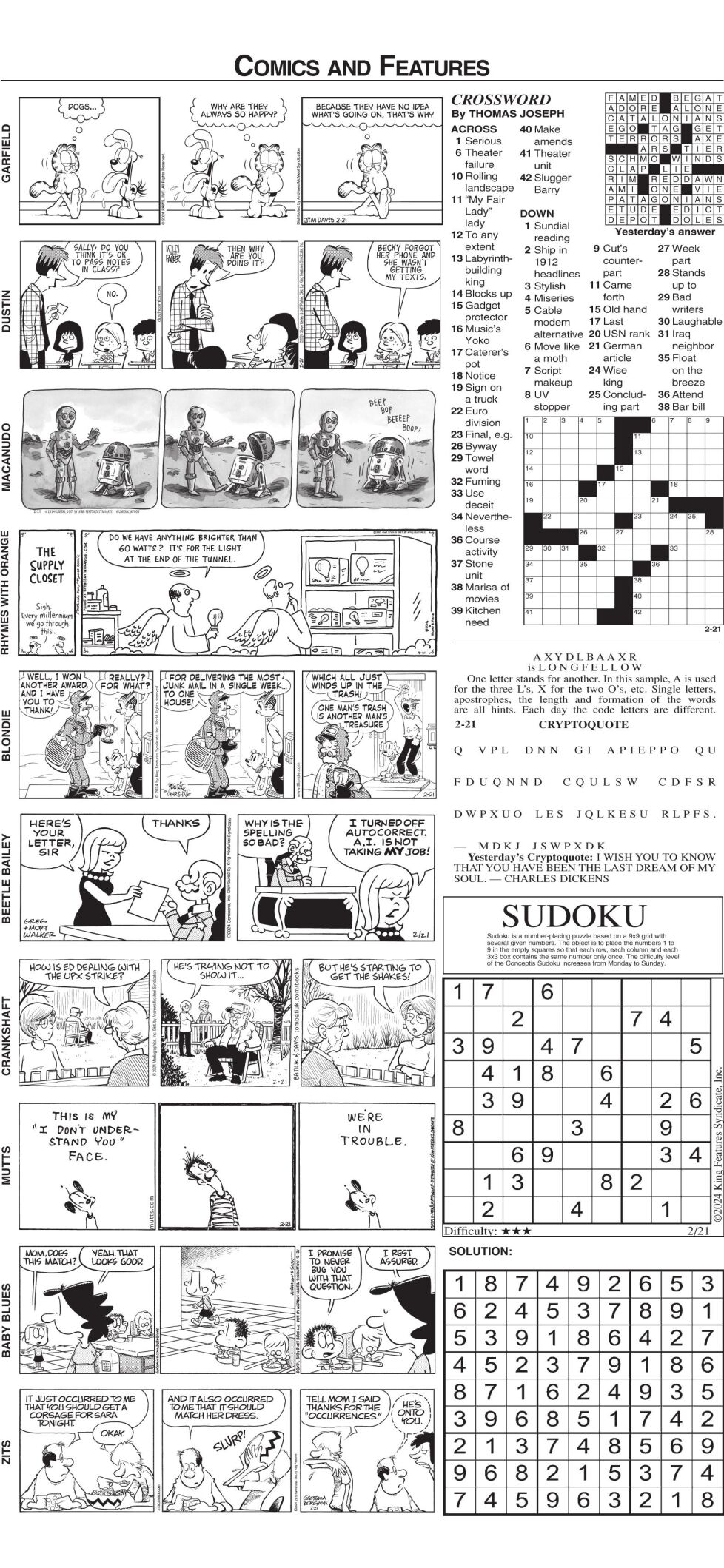 Comics Wed 2-21-24 | Comics | washtimesherald.com