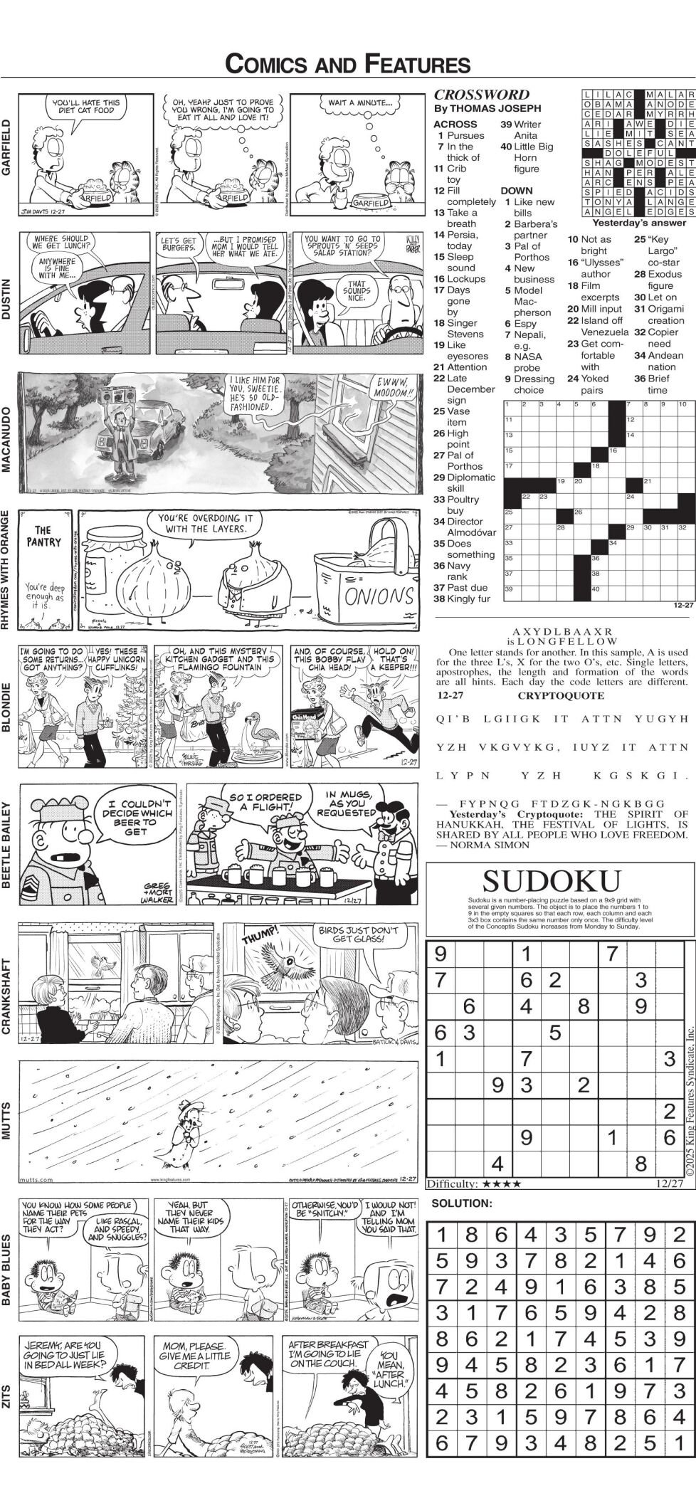 Dec 27 | Comics | washtimesherald.com