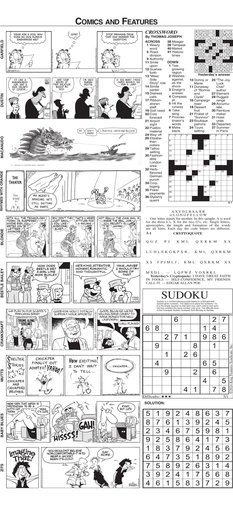 Comics Wed 5-1-24 | Comics | washtimesherald.com