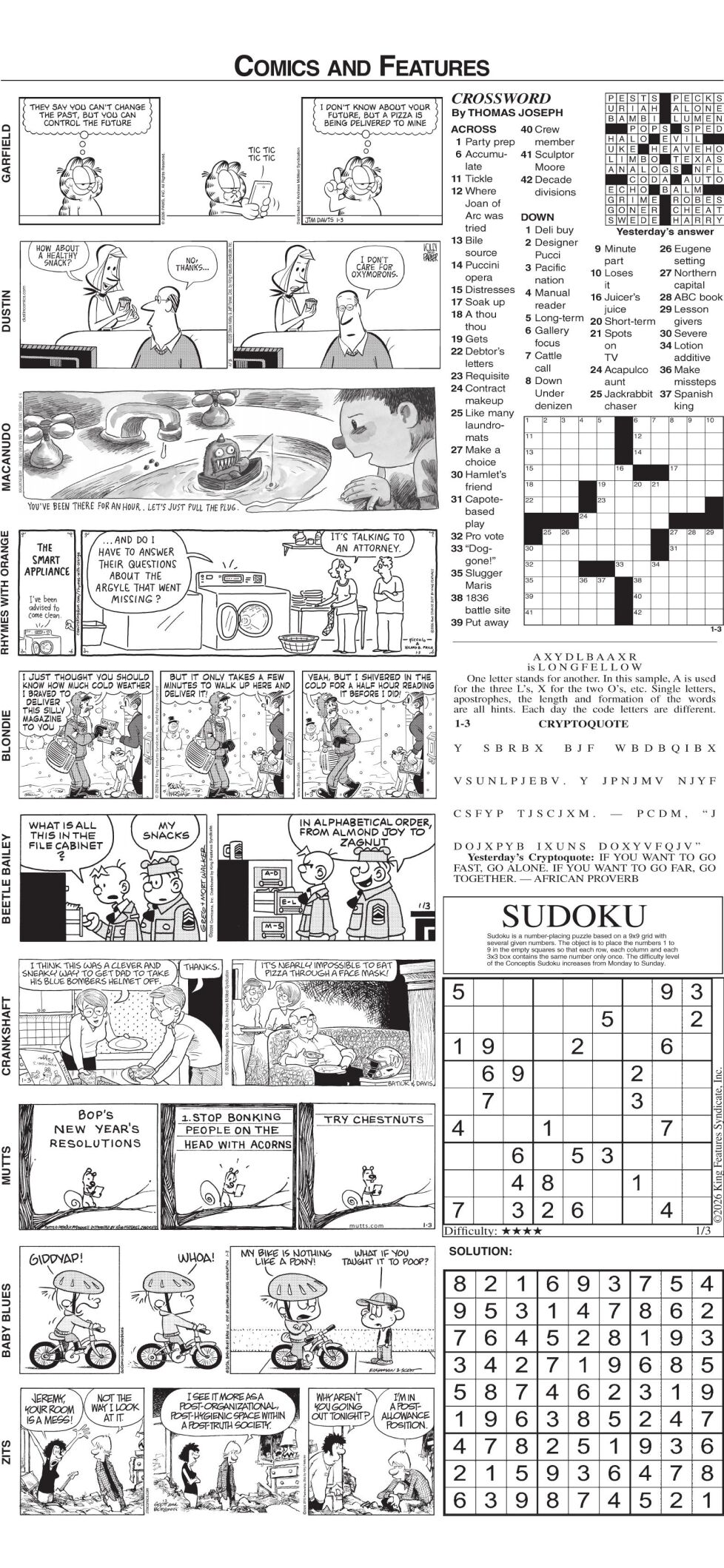 Jan. 3 | Comics | washtimesherald.com