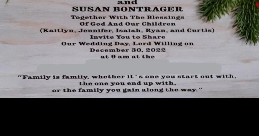 Susan and Ervin set a wedding date | Lifestyles | washtimesherald.com