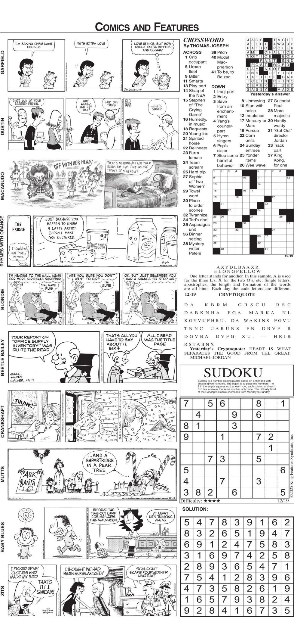 Dec. 19 | Comics | washtimesherald.com