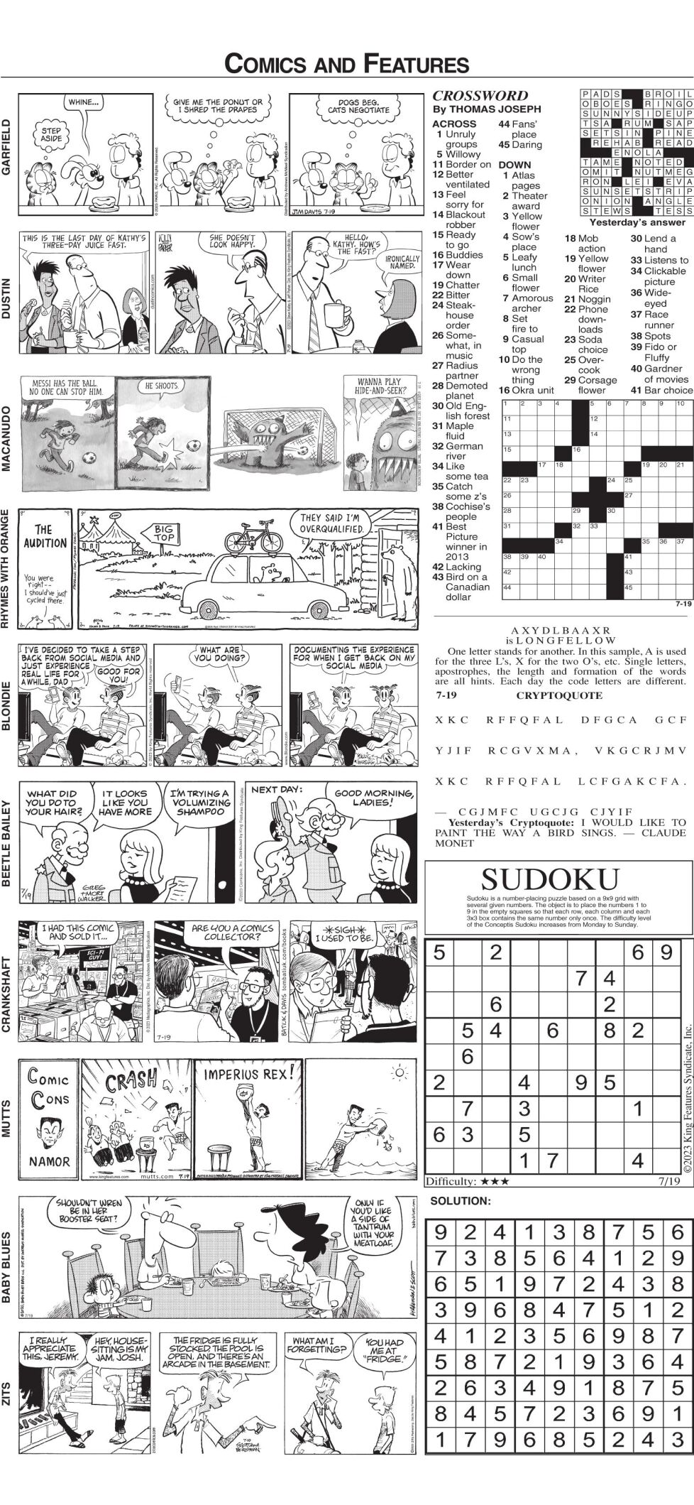 Comics Wed 7-19-23 | Comics | washtimesherald.com