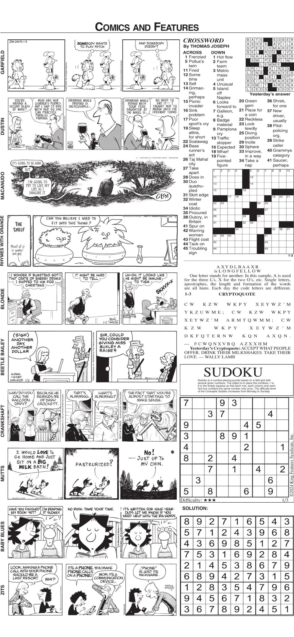 Comics Wed 1-3-24 | Comics | washtimesherald.com