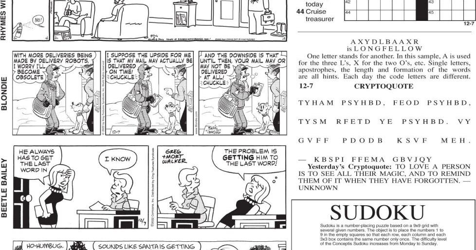 Comics Wed 12-7 | Comics | washtimesherald.com