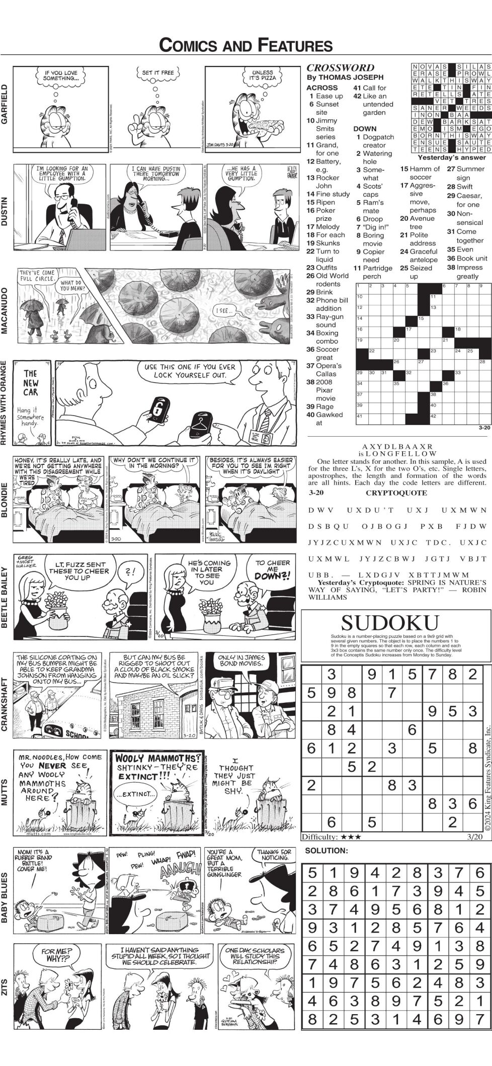 Comics Wed. 3-20-24 | Comics | washtimesherald.com