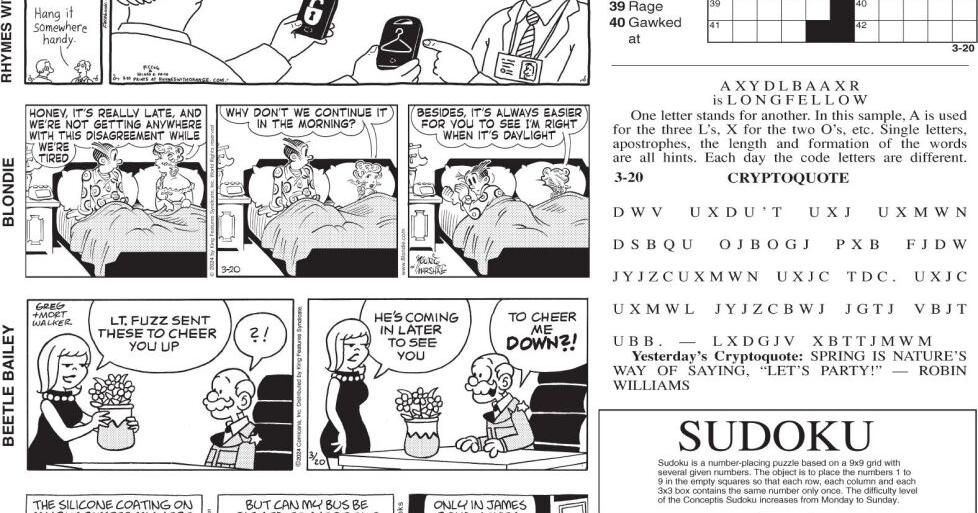 Comics Wed. 3-20-24 | Comics | washtimesherald.com