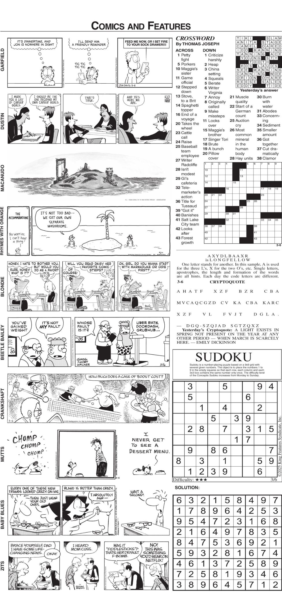 Comics March 6 | Comics | washtimesherald.com