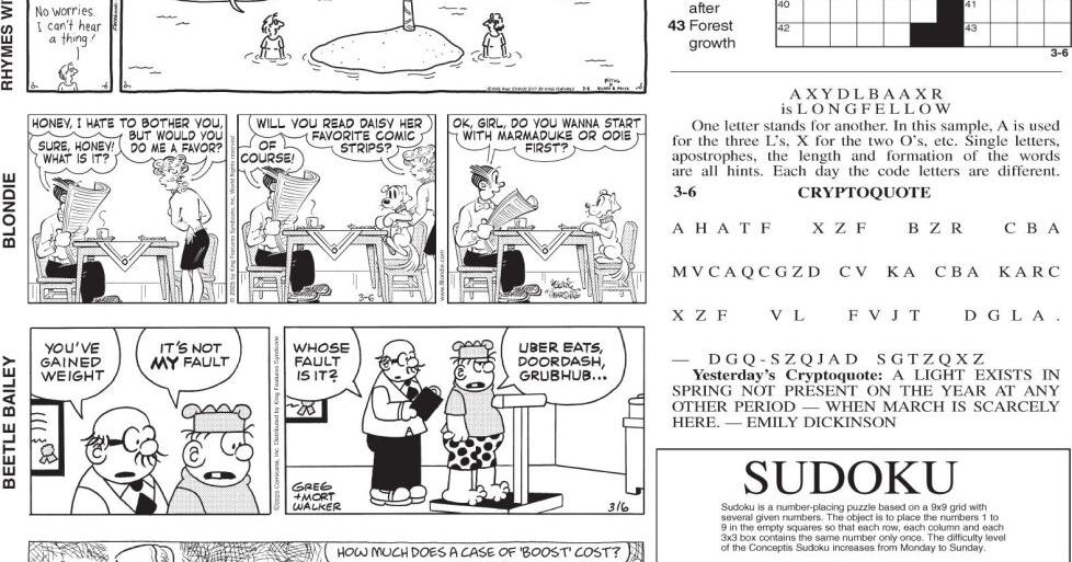 Comics March 6 | Comics | washtimesherald.com