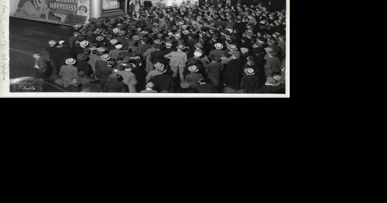 Looking Back: Main Street crowd outside theater | Local News ...
