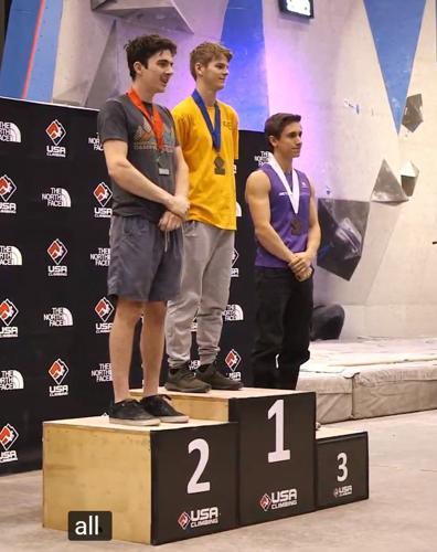 Boone's Kiser wins gold at US bouldering competition | Sports ...