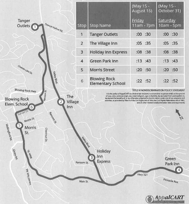 Blowing Rock AppalCART route approved for 2020 | News | wataugademocrat.com