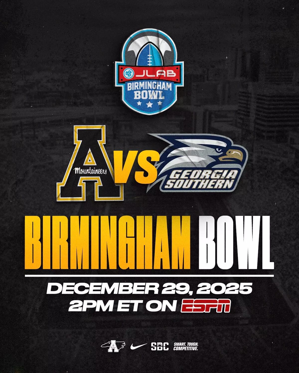 App State accepts invite to play in the Dec. 29 JLab Birmingham Bowl ...