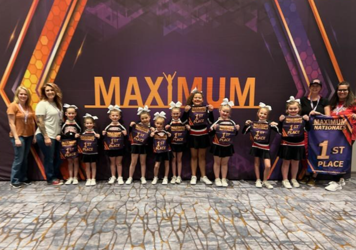 Local cheerleading team brings home three division wins | Mountain ...
