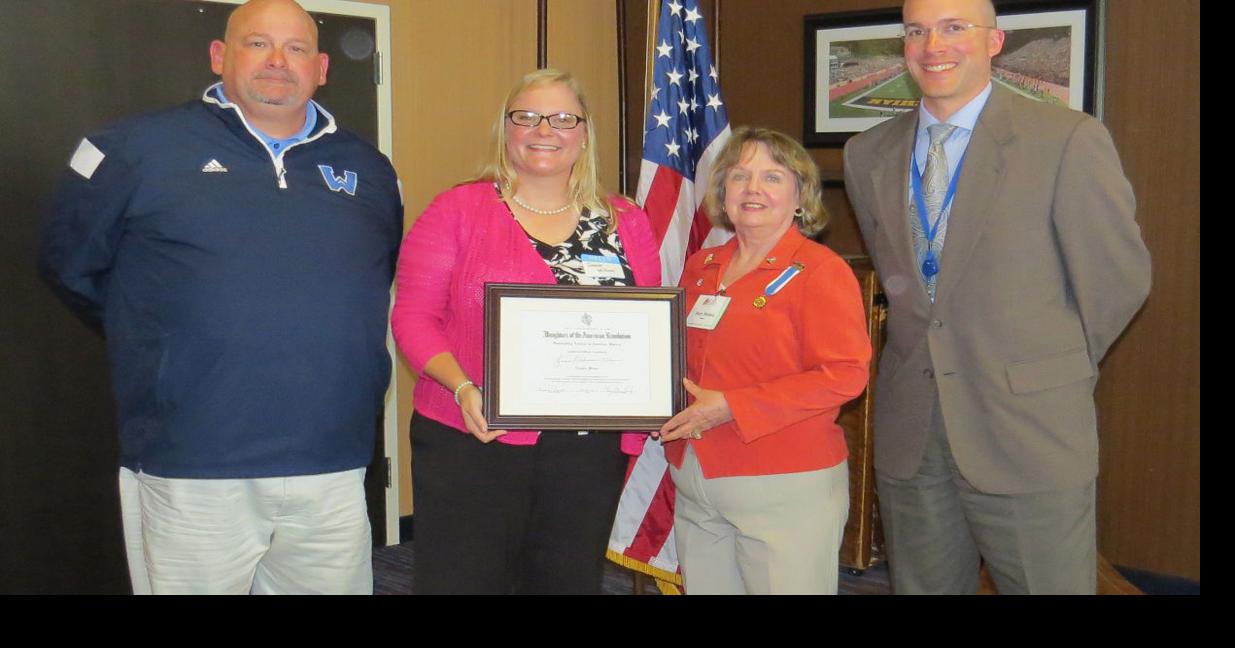 Jamie Hickman Wilson awarded DAR’s Outstanding Teacher of the Year ...